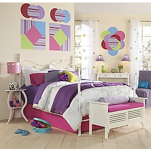 Brewster Home Fashions WPB90222 Wall Pops Purple Perk Blox, Set of 5 Stickers