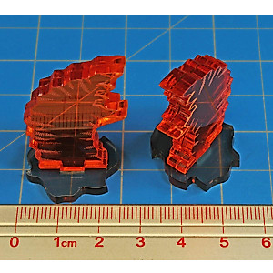 LITKO Sand Worm Marker Compatible with Dune Board Game, Multi-Color (2)