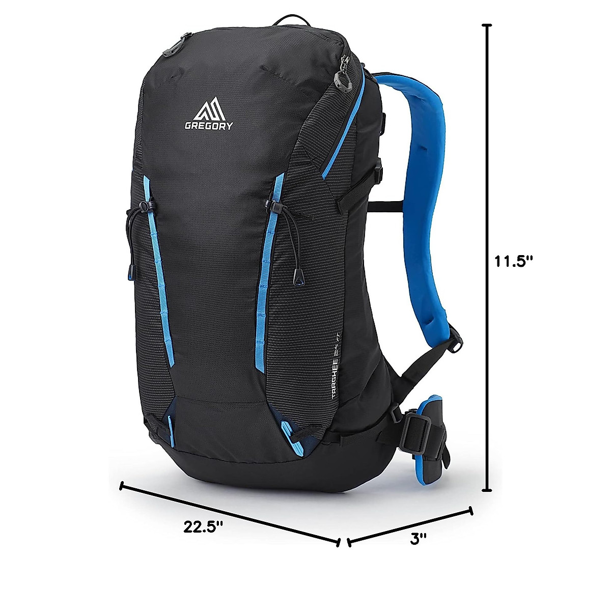 Gregory Mountain Products Targhee Ft 24, Ozone Black, Md/Lg