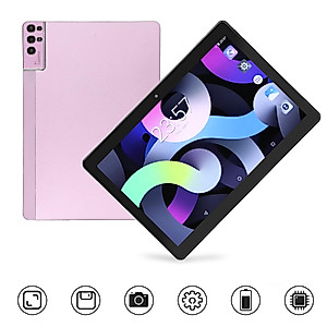 10.1In 2 in 1 Android Tablet, LCD FHD Touch Screen, 4GB RAM 64GB ROM Octa Core, 5G WiFi, BT5.0, 4G Calling, 8MP 13MP Dual Camera, 8800mAh, with Case Keyboard (US Plug)