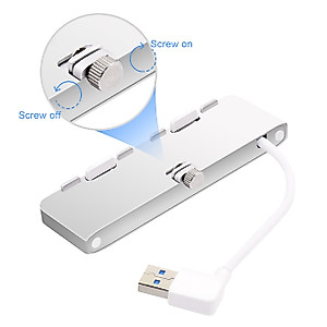 Cateck iMac USB 3.0 Hub Adapter with 3 USB 3.0 Ports+SD/Micro SD Card Reader Combo,Ultra-Thin Premium Aluminum iMac Hub Dock Compatible with Model Released November 2012 or Later