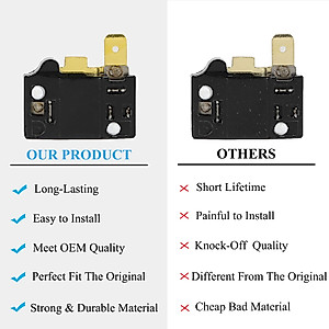 Reyhoar 2 Pcs 6750C-0005P Refrigerator Overload Protector Replacement Part, Compatible with Kemoe & LG Refrigerators - Replaces AP4439459, 1357963, AH3529540, EA3529540, PS3529540