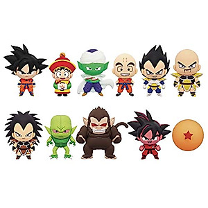 Toei Animation Dragon Ball Z Series 1 - 3D Foam Bag Clip in Blind Bag, Multi Color