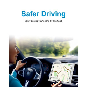 Phichy Car Vent Tablet Holder Mount for 4.7"-13" Phone & iPad - Air Vent Tablet Car Mount, Super Stable Clip Tablet Mount for Car Compatible with iPad Pro/Air/Mini, Galaxy Tabs, iPhone, Tablets