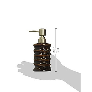 Accent Plus BROWN STONY BATH ACCESSORY SET