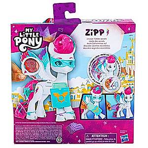 My Little Pony Dolls Zipp Storm Wing Surprise, 5.5-Inch Toy with Wings and Accessories, Toys for 5 Year Old Girls and Boys