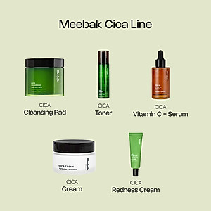 Meebak Cica Cream | Daily Repair Moisturizer with Niacinamide, Ceramide, & Retinol | Deep Hydration & Soothing | Locks in Moisture | Suitable for Sensitive Skin