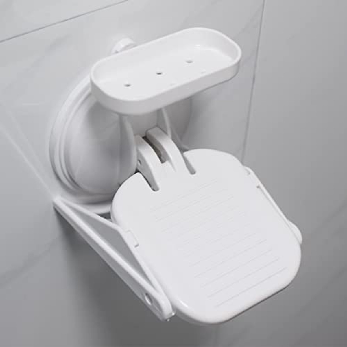 RCRBT Bathroom Foot Pedal Rest for Shaving Legs, Bathroom Pedal with Powerful Suction Cup for Home Hotel Bathroom ,Suitable for Women & Back Pain Sufferers