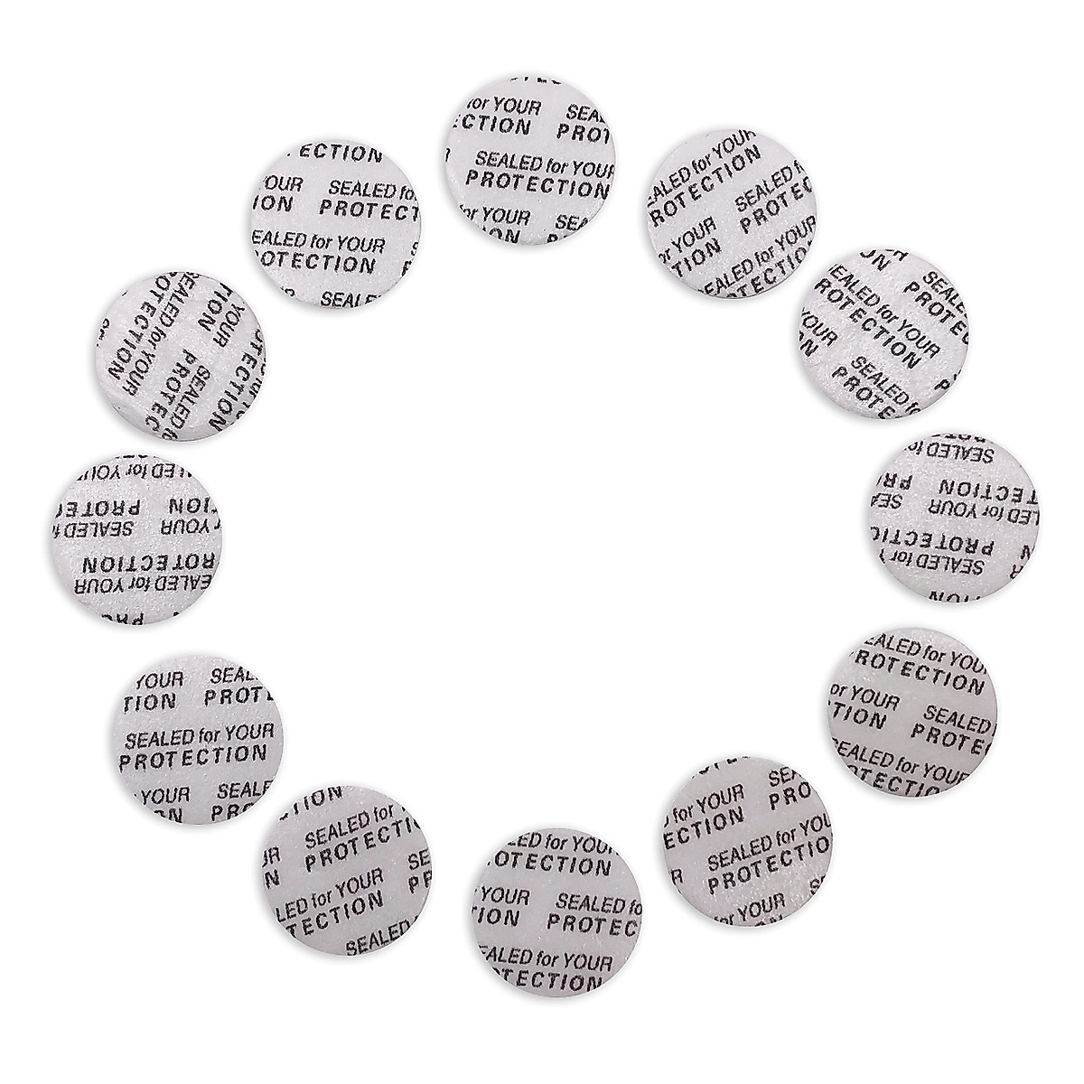 Sunscreen Flask Seals - 12 Pack of Hidden Flask Bottle Seals to Sneak Alcohol Anywhere- Leakproof Pressure Sensitive Adhesive Foam Safety Seal Replacements (17mm)