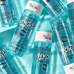 essence | Remove Like A Boss Waterproof Eye & Face Make-Up Remover | Bi-Phase, Gentle & Caring, Easy to Remove | Vegan & Cruelty Free | Free from Parabens, & Microplastic Particles
