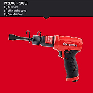 Craftsman CMXPTSG1010NB Air Hammer, Red and Black