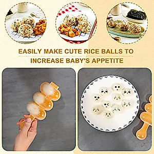 UERIAJIL Onigiri Mold, Musubi Maker Kit, Non-Stick Easy To Use and Clean, With Sushi Mat and Rice Scoop, for Kids Lunch Bento and Home DIY Sushi kit