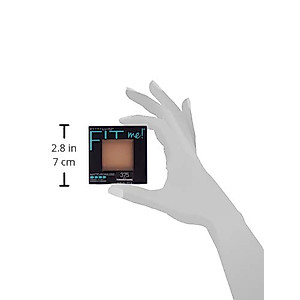 Maybelline Fit Me Matte + Poreless Pressed Face Powder Makeup, Java, 1 Count (Pack of 2)