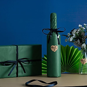 Dark Green Tissue Paper, 20 x 28 Inch Tissue Paper Bulk for Gift Bags Wrapping Paper, Gift Wrap Tissue for Wedding, St. Patrick's Day, Jungle Theme Birthday (10 Sheets)