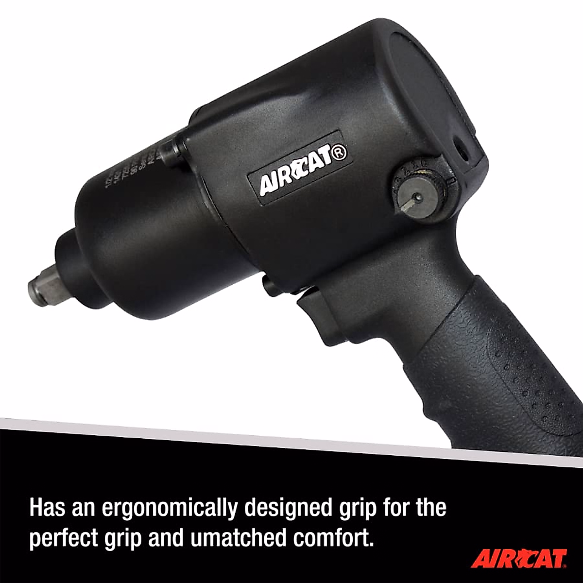 AirCat Pneumatic Tools 1431: 1/2-Inch Impact Wrench 1,000 ft-lbs - Standard Anvil