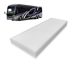 Foamma 4” x 42” x 80” Camper/RV Travel High-Density Bunk Mattress Foam Replacement, Made in USA, Comfortable, Travel Trailer, CertiPUR-US Certified, Cover Not Included