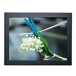 iChawk 12.1'' inch PC Monitor 1024x768 4:3 AV RCA BNC HDMI-in VGA Built-in Speaker Remote Control Monitor LCD Screen for PC Display with USB Interface Small Video Player Pluggable U-Disk W121MN-592