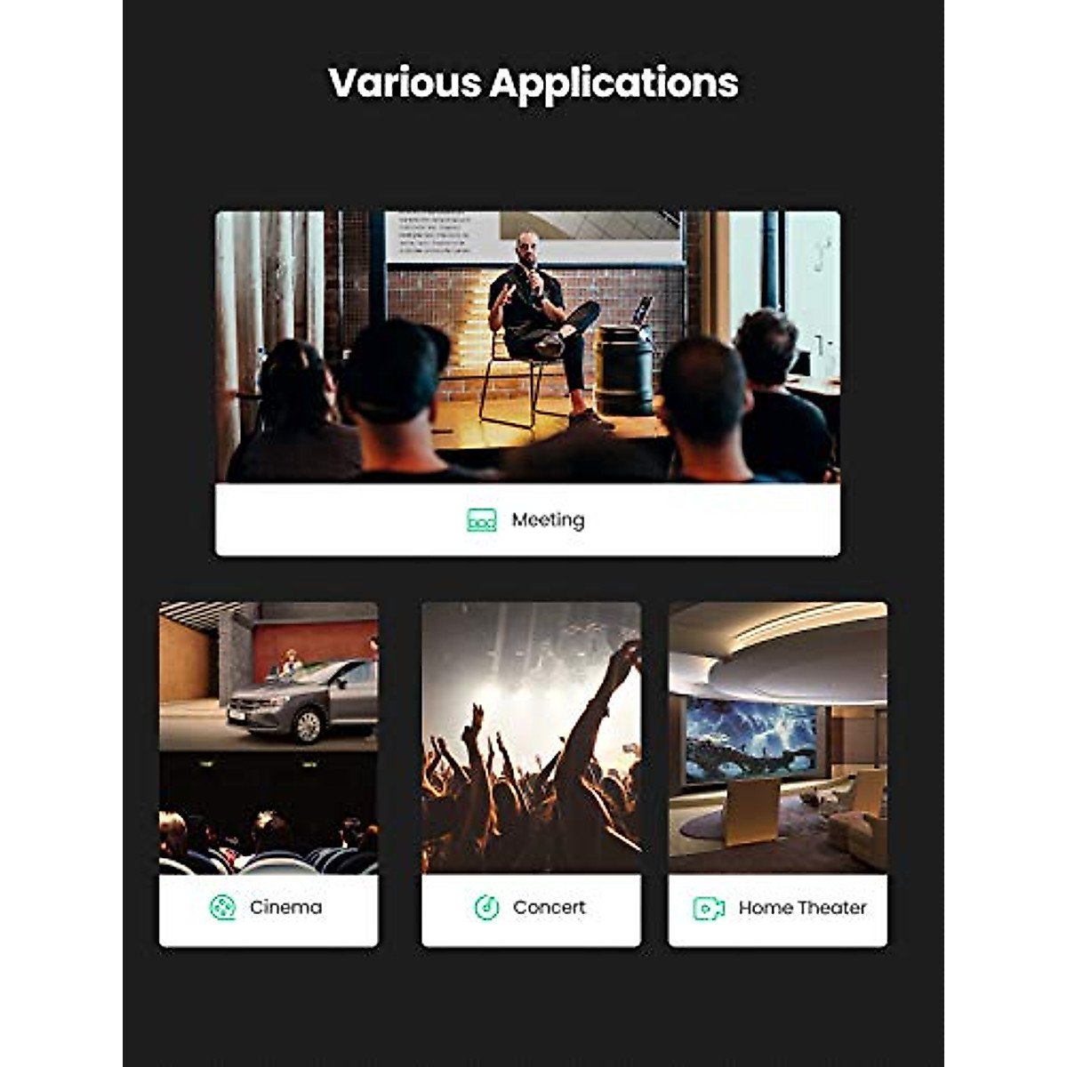 UGREEN 3.5mm to 2 Male RCA Cable Stereo Audio Adapter Braided Hi-Fi Sound Auxiliary RCA Y Splitter, Metal Shell Shielded Aux RCA Y Cord Compatible with Smartphone MP3 Tablet Speaker, 6FT