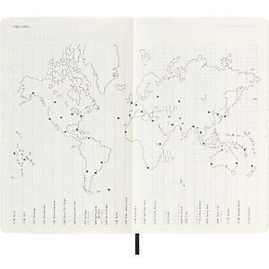 Moleskine Classic 18 Month 2022-2023 Weekly Planner, Soft Cover, Large (5" x 8.25"), Black