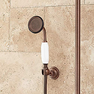 Signature Hardware 905351 Oxford Exposed Thermostatic Tub and Shower System with Hand Shower and Tub Spout - Rough In Included