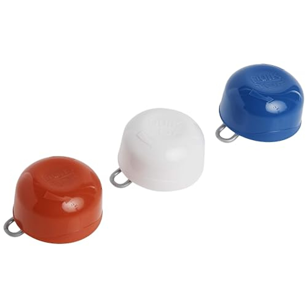 COMPAC HOME Quiktop Can Cap from Compac, Keep Carbonated Drinks Fresh & Fizzy, Turn Cans Into Bottles, Can Cover, Safety Top for Can Drinks, Red/White/Blue - Pack of 3