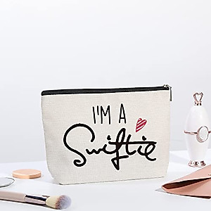 Music Lovers Gifts for Women, Friendship Gifts for Women Friends Sister, TS Fans Makeup Bag, Birthday Christmas Gifts for Her