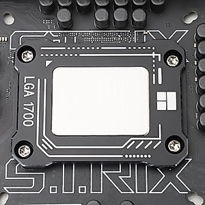Thermalright Intel 13/14th Generation LGA1700 Anti-Bending Buckle,Curved Pressure Plate,CPU Fixing Buckle,CPU Stress Bending Correction Fixer, Fully Fitted and Fixed Without Trace Installation (Black)