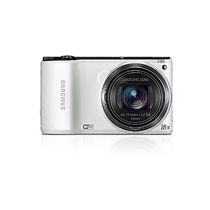 Samsung WB200F/WB250F Digital Camera 14.2 Megapixels 3-Inch Screen WiFi USB (White)