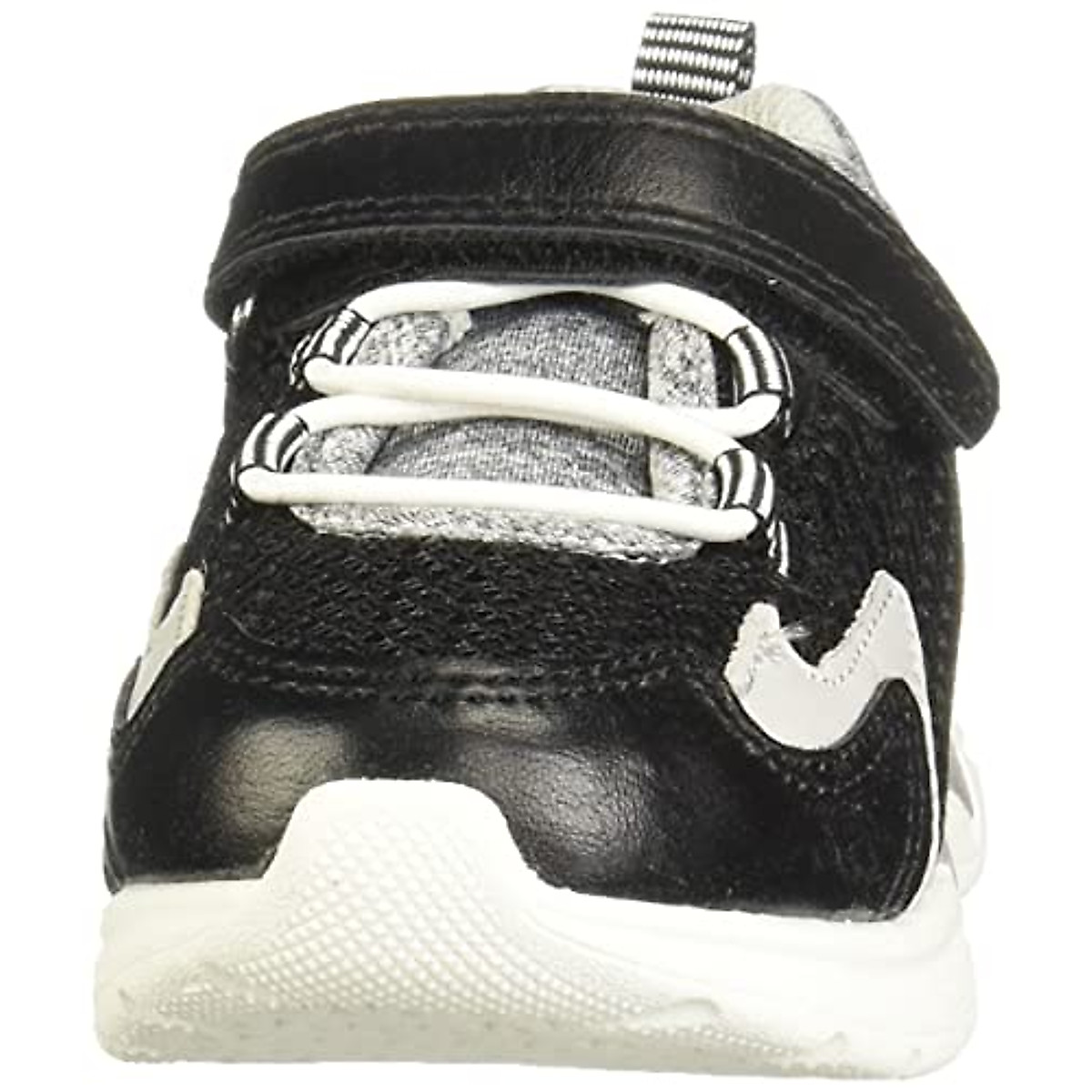 OshKosh B'Gosh Boy's EverPlay Bohemia Running Shoe, Black, 4 Toddler