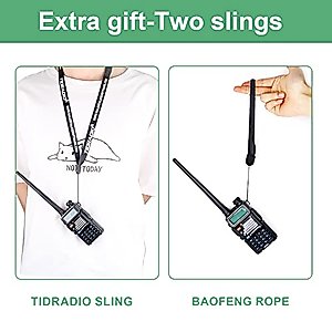 BaoFeng Radio (Upgraded from BaoFeng UV-5R) 8Watt Ham Radio Handheld Supported Phone Program with 771 Long Antenna Wireless Programmer Dual Band Walkie Talkies Two Way Radio Includes Full Kit