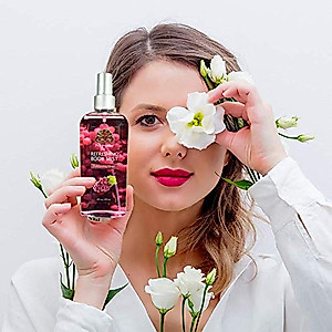 OKAY Fragrance Exhilarating Grape Body Mist - Body Spray for Women, Light Perfume Mist for Skin, Clean Refreshing Scent, Uplifting and Fruity, Silicone and Paraben Free - 8 Fl Oz