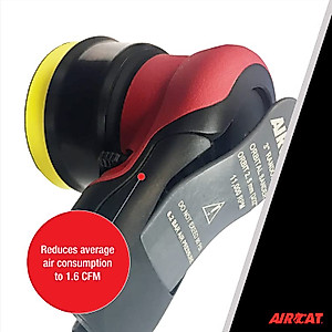 AIRCAT Pneumatic Tools 6700-3-336: Non Vac Orbital Palm Sander and Polisher 11,000 RPM