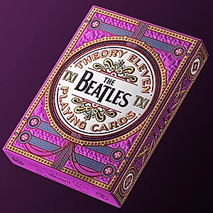 theory11 The Beatles Premium Playing Cards - Pink Deck Officially Licensed Collector's Cards