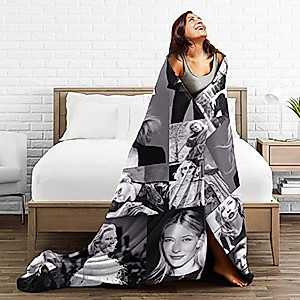 Cate Blanchett Collage Blanket Ultra-Soft Micro Fleece Lightweight Warm Throw Blanket Suitable for Bedrooms Sofa and Travel Air Conditioning