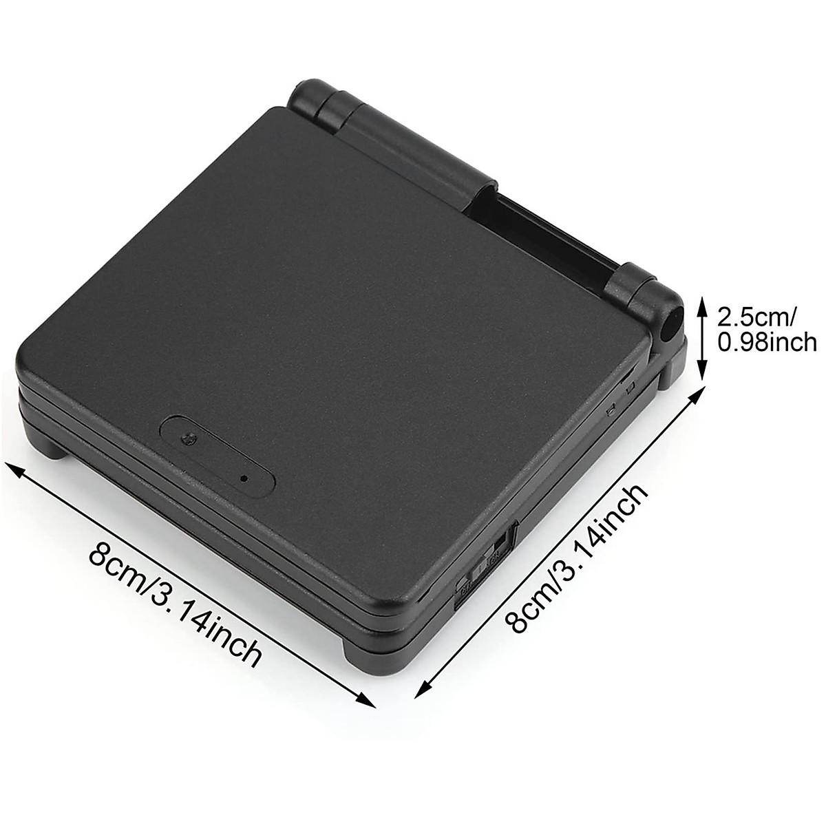 Replacement Housing Shell for Gameboy Advance GBA SP, Game Case Cover Game Repair Part Black