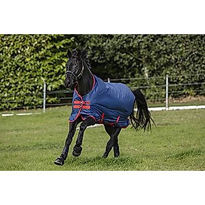 Horseware Ireland Mio Turnout Sheet Lite Black/Turquoise/Black 63