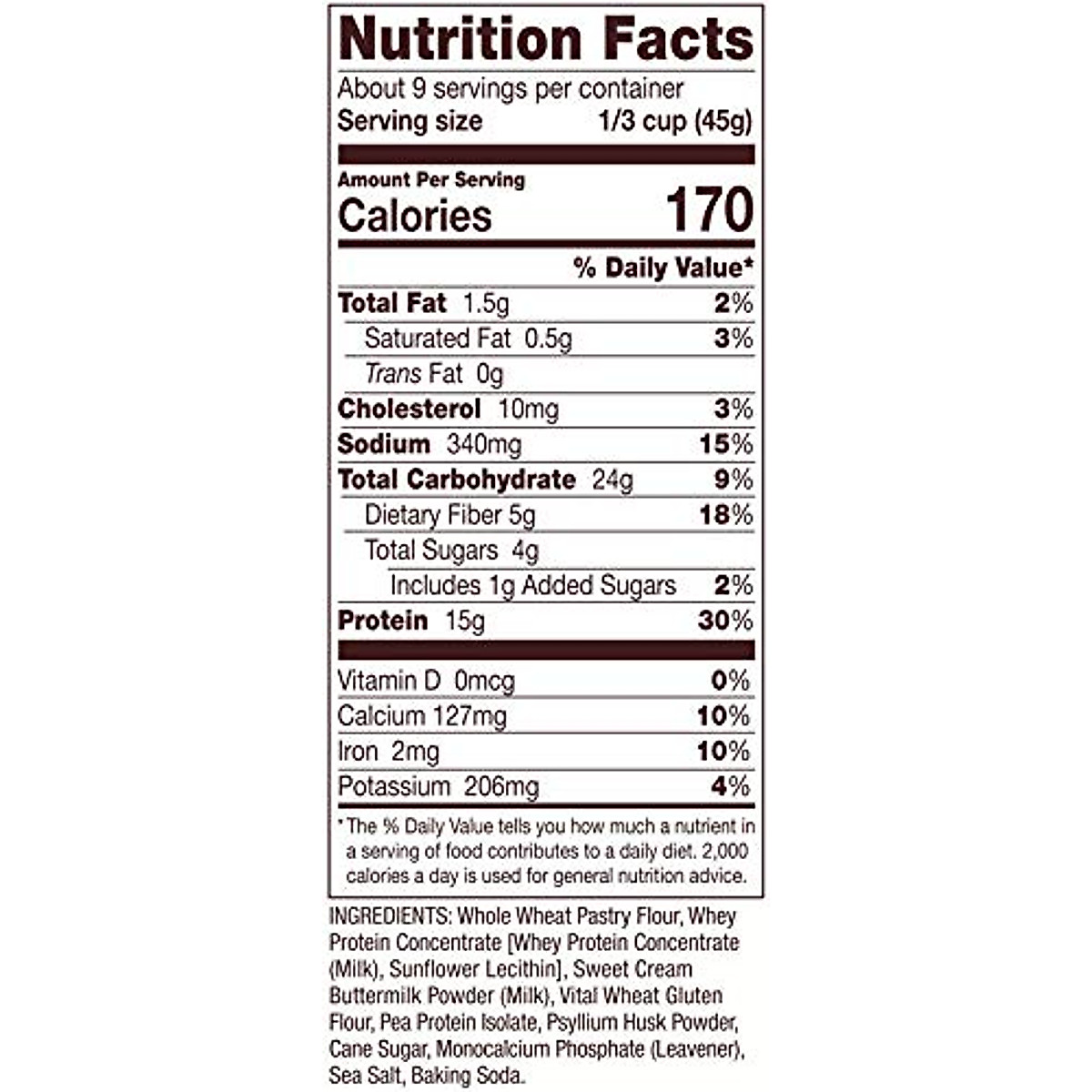 Bob's Red Mill Protein Pancake & Waffle Mix 14 oz