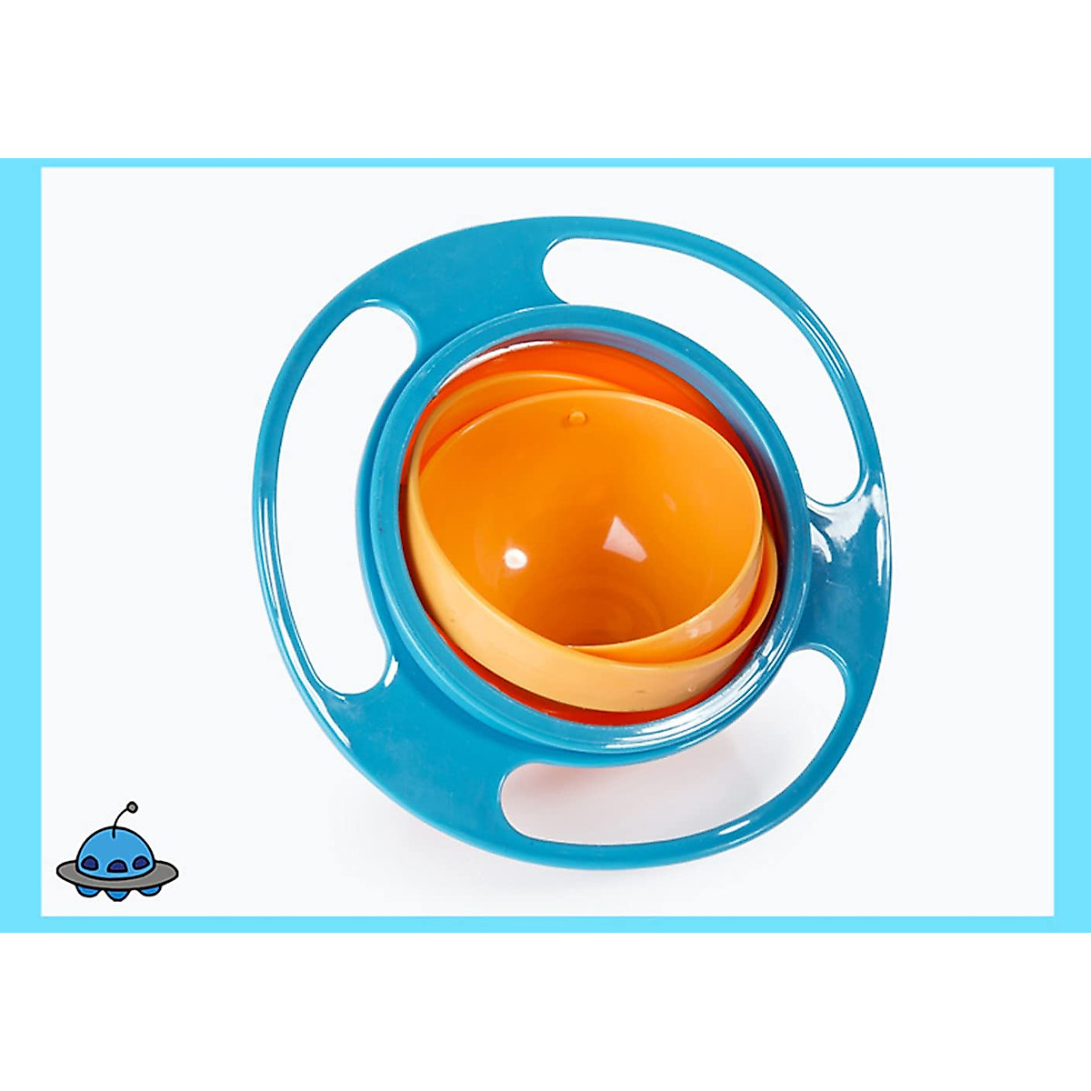 360 Spill Resistant Gyro Bowl with Lid…