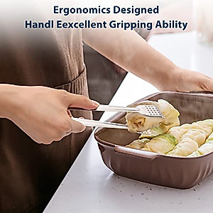 8 Pack Serving Tongs by Tcoin, 7 Inch Functional Small Tongs for Serving Food for Parties and Holiday Get-togethers, Food Tongs Buffet Tongs Appetizer Tongs Kitchen Tongs,Versatile and Durable