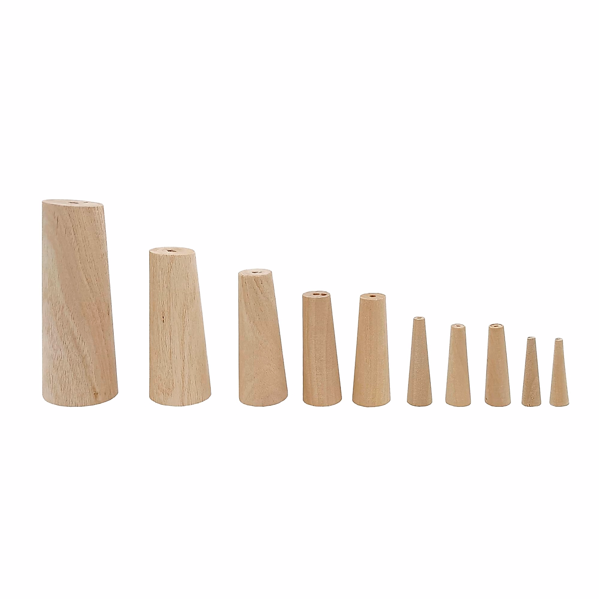 MARINE CITY Boat Emergency Durable Tapered Soft Conical Thru-Hull Wood Simple Design 7 Different Sizes Plugs Kit Drain Stopper Easy Use for Boats – Yachts – Marines – Ships (Pack of 10)