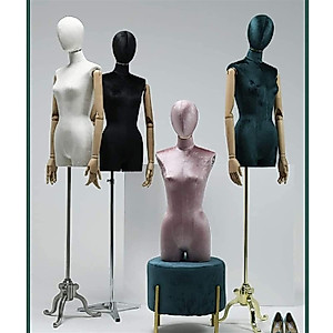 Tailors Dummy Mannequins Mannequin Body Female Tailors Dummy Mannequin with Metal Base Window Display Dressform Mannequin