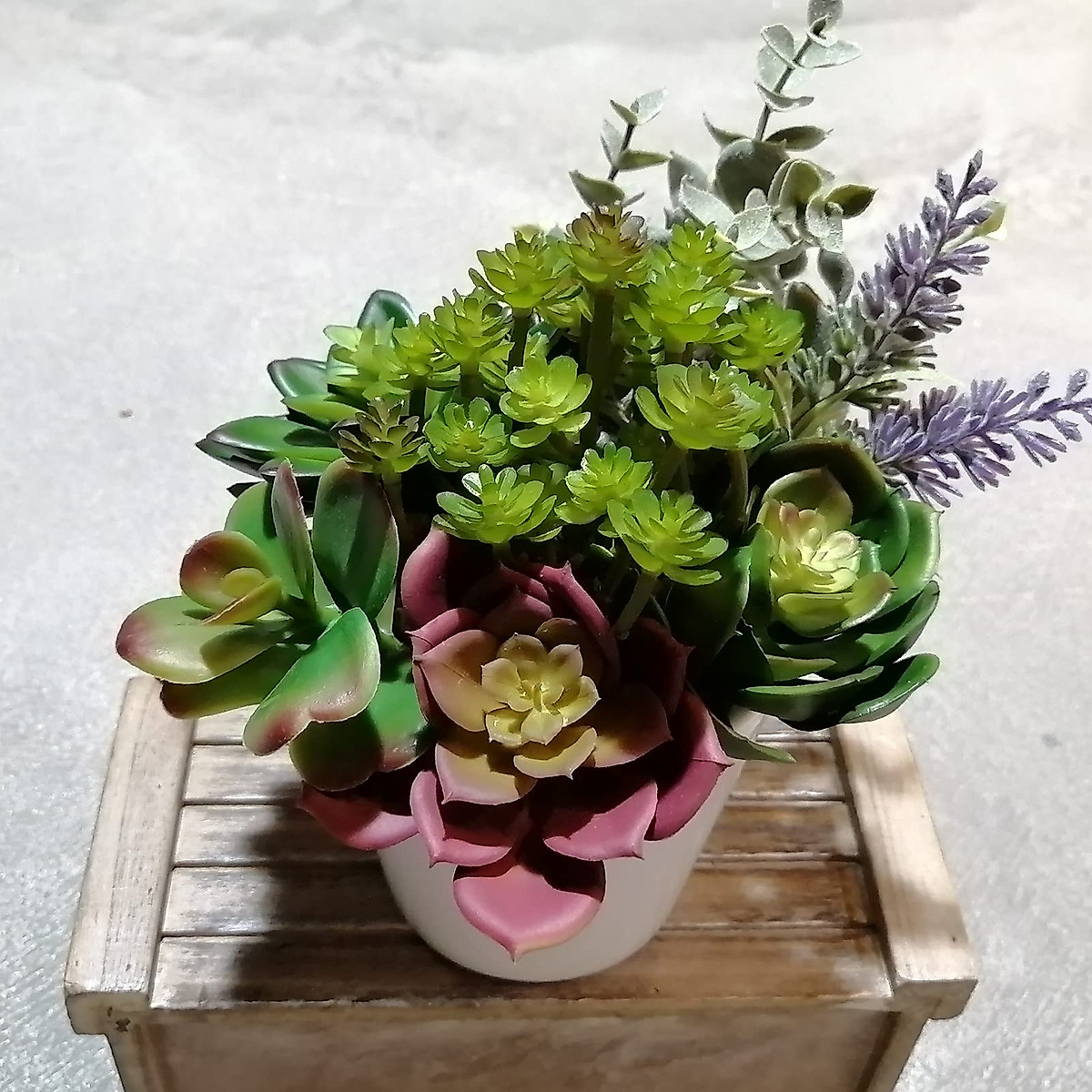 Gardlike 16 Pcs Artificial Succulents Plants Unpotted Fake Plants for Home Garden Office Table Wall DIY Decoration