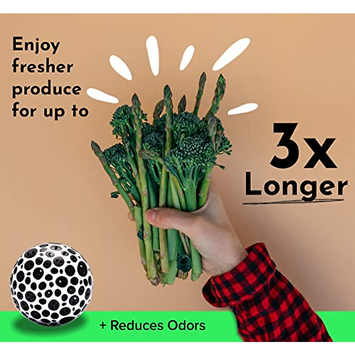 Zuperfresh Produce Saver 16 Packets, Extend the Life of Your Fruits & Vegetables, Absorbs Ethylene Gas Which Cause Produce to Over Ripen & Spoil