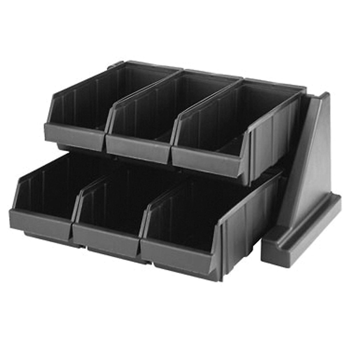 Cambro 6RS6480 - Organizer Rack, 6-Bins, Speckled Gray