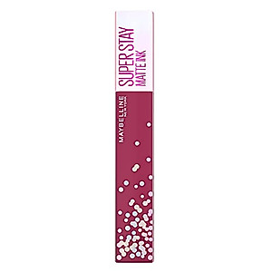 MAYBELLINE New York Super Stay Matte Ink Liquid Lipstick, Transfer Proof, Long Lasting, Limited Edition Birthday Cake Scented Shades, Party Goer, 0.17 Fl Oz