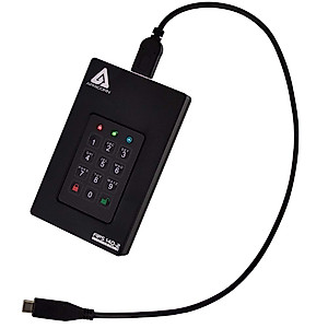 Apricorn 1TB Aegis Fortress L3 - FIPS Validated, SSD USB 3.0 Hardware Encrypted Portable Drive