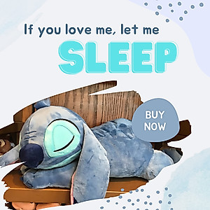 Smart Home Accessories Giant Stitch Stuffed Plush Toy 20-80cm(8-35inch) - for Baby - Animals Stuffed Toy - Great Christmas & Birthday Gifts (60cm, Sleep Blue)