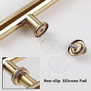 EXOGUN Barn Door Pull Handle, Door Handle Modern Double Sided H Shape Swing, Exterior Interior Barn for Glass, Wooden Gate, Shower Pulls Office (Size : 130cm/4.3ft)