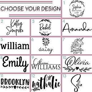 Personalized Tumblers, Stainless Steel 20 oz Tumbler w/Lid | 13 Designs | Personalized Cups Double Walled Insulated Coffee Cup for, Gym, Fitness | Hot and Cold Drink Use - Black