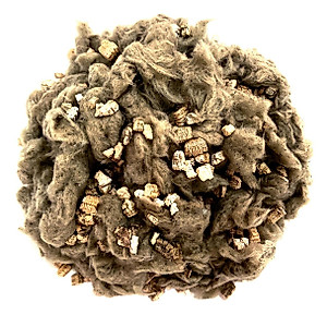 ZBXFCSH Glowing Embers Rock Wool Mixed with Vermiculite for Vented Gas Log Sets, Inserts,Fireplaces, Fire-Pit and Stoves